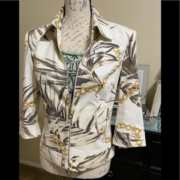 St. John | Jackets & Coats | St John Gold Chain Jacket | Poshmark